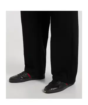 Gucci Stretch Low-top Sneakers With Interlocking G Detail