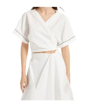 Brunello Cucinelli Poplin Blouses