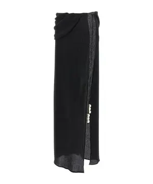 Magda Butrym Asymmetrical Maxi Skirt With Pearl Embellishments