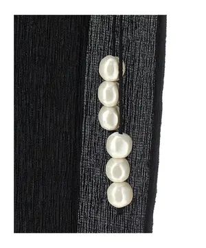 Magda Butrym Asymmetrical Maxi Skirt With Pearl Embellishments