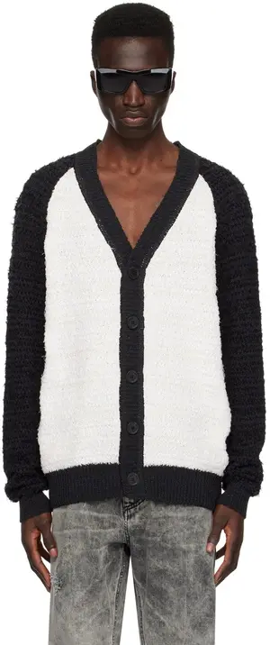 Balmain Two-toned Knit Cardigan