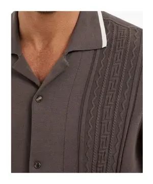 Brunello Cucinelli Short-sleeved Knitted Polo Shirt