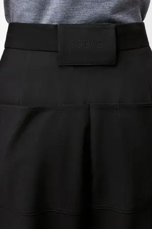 Loewe Relaxed Fit Cargo Trousers - Black