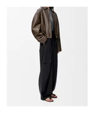 Loewe Relaxed Fit Cargo Trousers - Black
