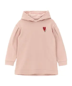 Moncler Hooded Logo Patch Dress