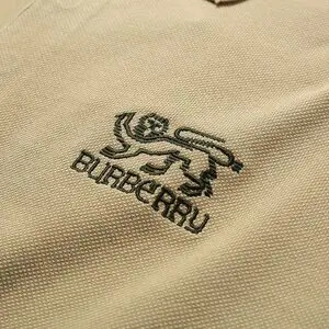 Burberry Logo Embroidered Short Sleeved Polo Shirt