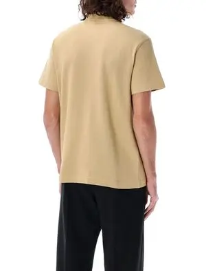 Burberry Logo Embroidered Short Sleeved Polo Shirt