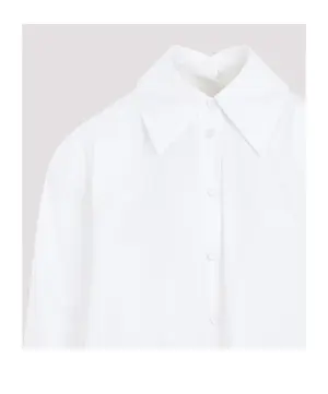 JIL SANDER Long-sleeved Oversized Shirt - White