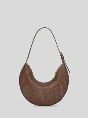 Etro Paisley Jacquard Hobo Bag - Brown