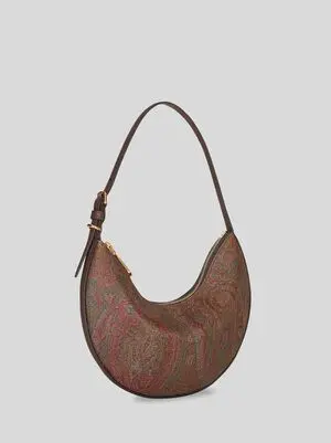Etro Paisley Jacquard Hobo Bag - Brown
