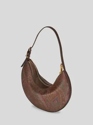 Etro Paisley Jacquard Hobo Bag - Brown