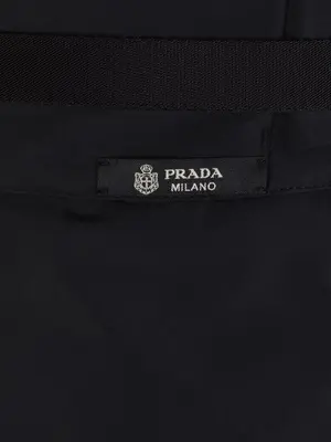 Prada Belted Straight-leg Trousers