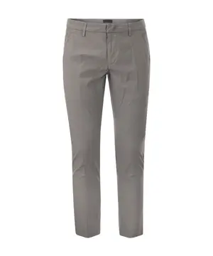 DONDUP Slim-fit Straight-leg Trousers - Gray