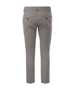 DONDUP Slim-fit Straight-leg Trousers - Gray