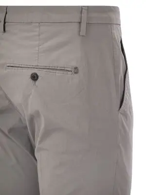 DONDUP Slim-fit Straight-leg Trousers - Gray