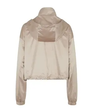 Fendi Cropped Drawstring Hooded Jacket