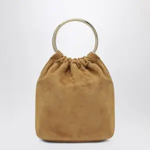 Prada Logo Bucket Bag - Cinnamon