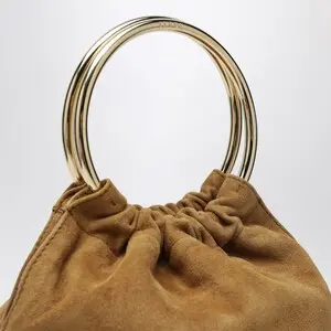 Prada Logo Bucket Bag - Cinnamon
