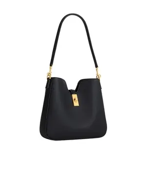 Celine Small Camille 16 Soft Bag In Smooth Calfskin - Black