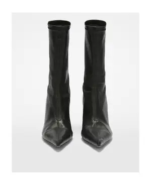 JIL SANDER Pointed-toe Block Heel Ankle Boots