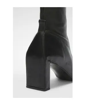 JIL SANDER Pointed-toe Block Heel Ankle Boots