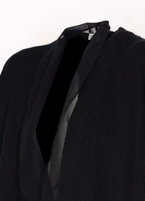 Brunello Cucinelli Layered Tied Waist Cardigan