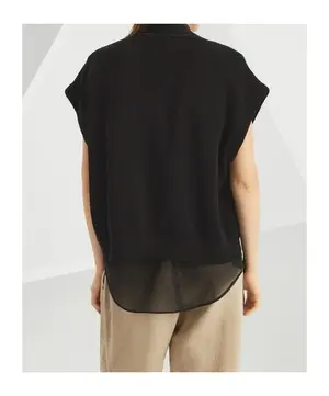 Brunello Cucinelli Layered Tied Waist Cardigan