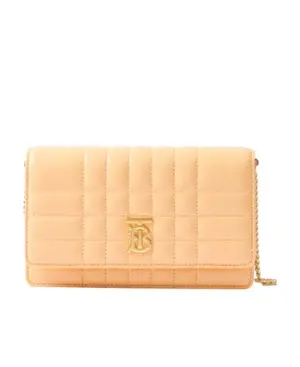 Burberry Burberry Lola Quilted Clutch Bag Orange