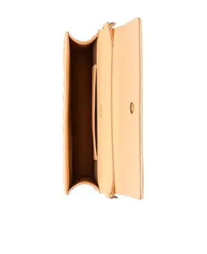 Burberry Lola Quilted Clutch Bag - Orange