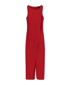 Max Mara Sleeveless Crewneck Jumpsuit - Red