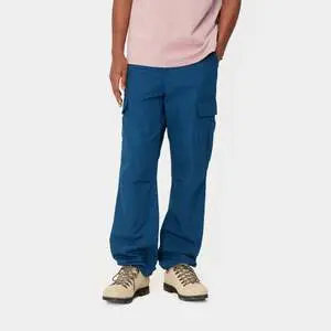Carhartt Work In Progress Logo Casual Pants - Blue