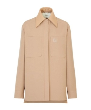 Fendi Collared Belted Coat