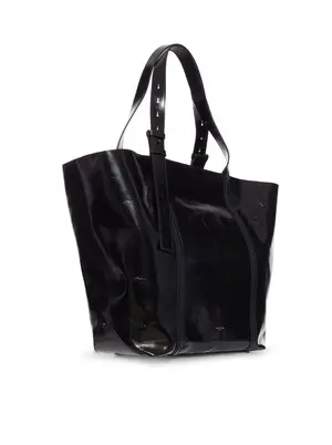 GOLDEN GOOSE Tote Bag With Logo Print - Black