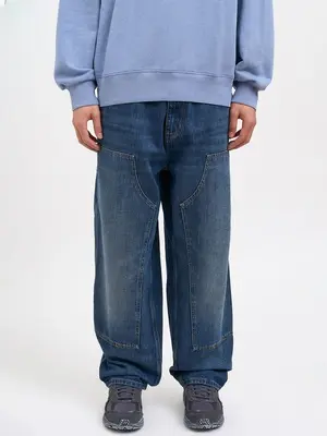Carhartt Work In Progress Wide-leg Utility Jeans - Blue