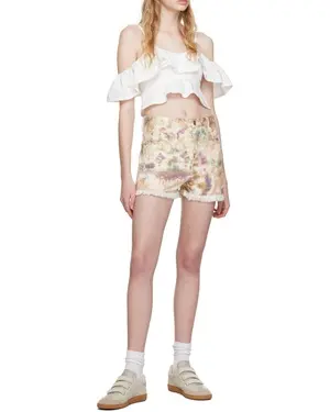 Isabel Marant Étoile Tie & Dye Pattern Shorts