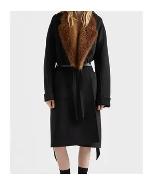 Prada Belted Long Coat