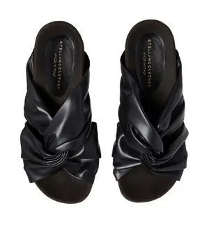 Stella McCartney Twisted Alter-mat Mules - Midnight Black