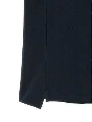 Gucci Embroidery Piquet Polo Shirt - Dark Blue