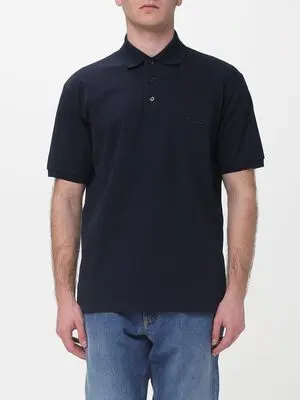Gucci Embroidery Piquet Polo Shirt - Dark Blue