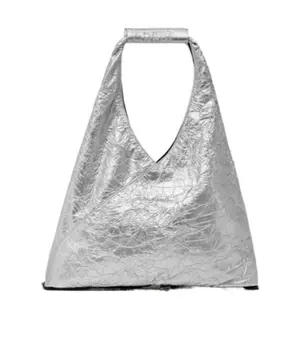 MAISON MARGIELA Metallic Effect Japanese Bag - Gray