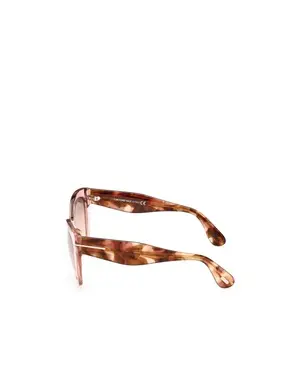 TOM FORD Logo Sunglasses - Nude
