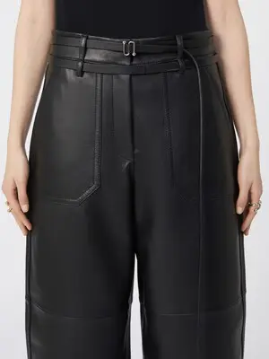Sportmax Garbo Belted Trousers - Black