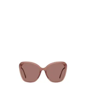JIMMY CHOO Butterfly Frame Sunglasses - Brown