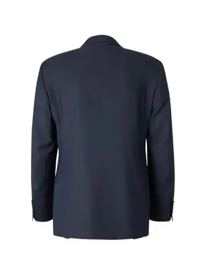 Canali Straight Two-button Wool Suits - Black