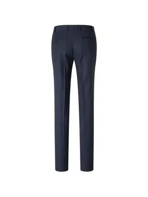 Canali Straight Two-button Wool Suits - Black