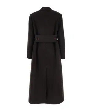 Victoria Beckham Double-breasted Button-up Coat - Brown