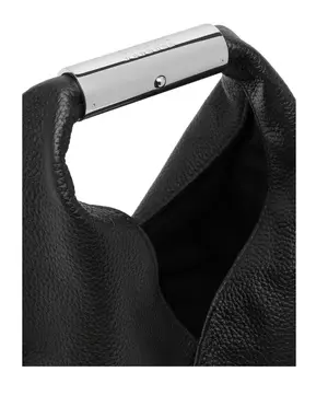 MAISON MARGIELA Japanese Tote Bag With Silver-tone Hardware - Black