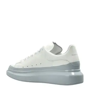 Alexander McQueen Oversized Lace-up Sneakers - Gray