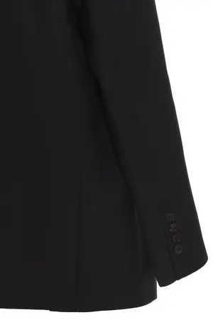 We11Done Logo-patch Long Sleeved Oversized Blazer