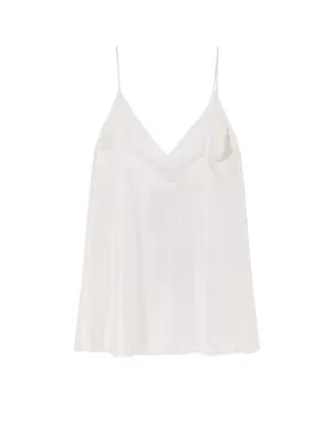 Max Mara V-neck Strappy Camisole - White